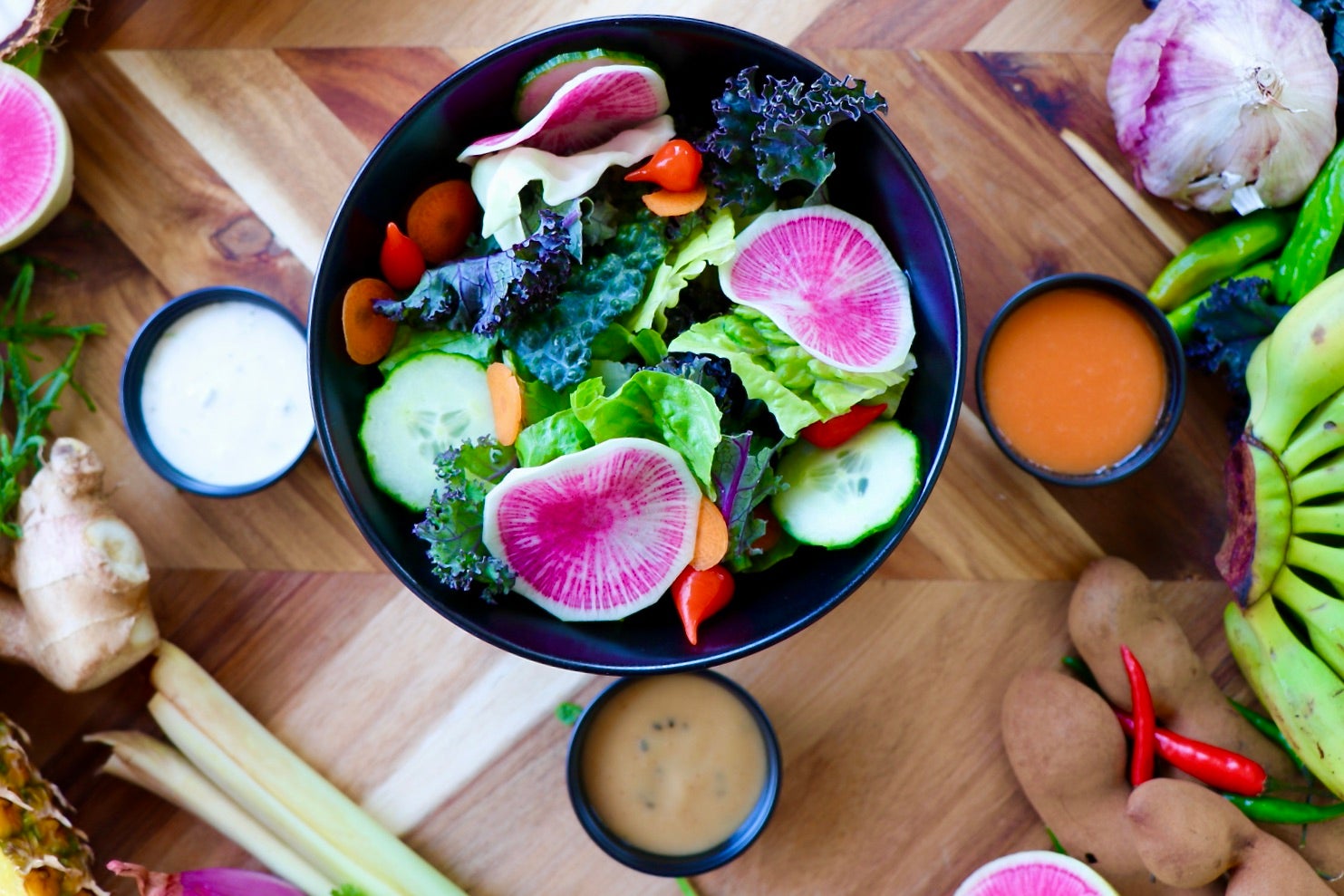SIDE KALE SALAD | Shoreline Shrimp